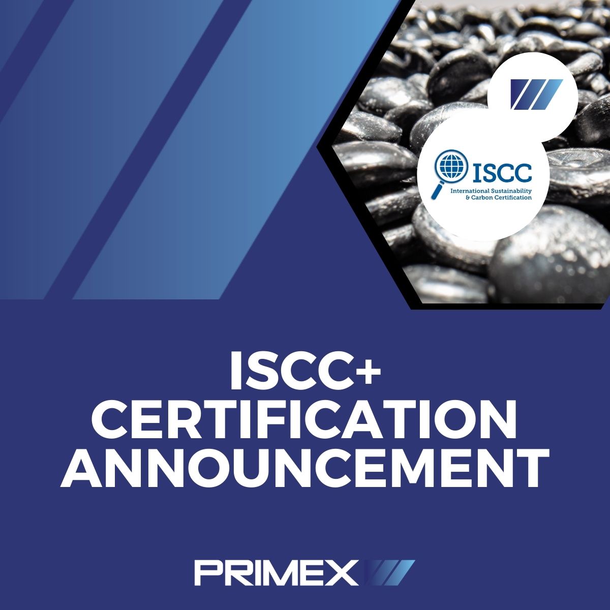 Primex Announces ISCC+ Certification | Primex